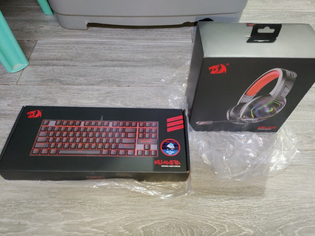 RED DRAGON KEYBOARD & HEADSET, Computers & Tech, Parts & Accessories ...