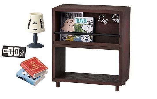 Rement re-ment PEANUTS SNOOPY’s MONO ROOM 史努比 花生漫畫 史諾比 時尚 房間 食玩 原BOX 全8種 沙發 書櫃 筆記 時鐘 風扇, 興趣及遊戲 ...