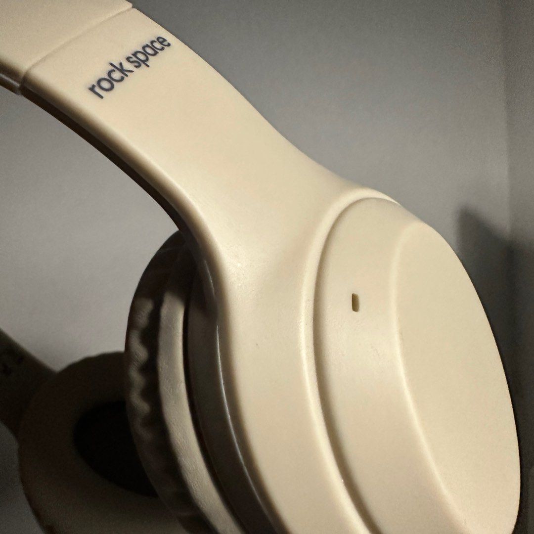 Rockspace Beige Headphones, Audio, Headphones & Headsets on Carousell