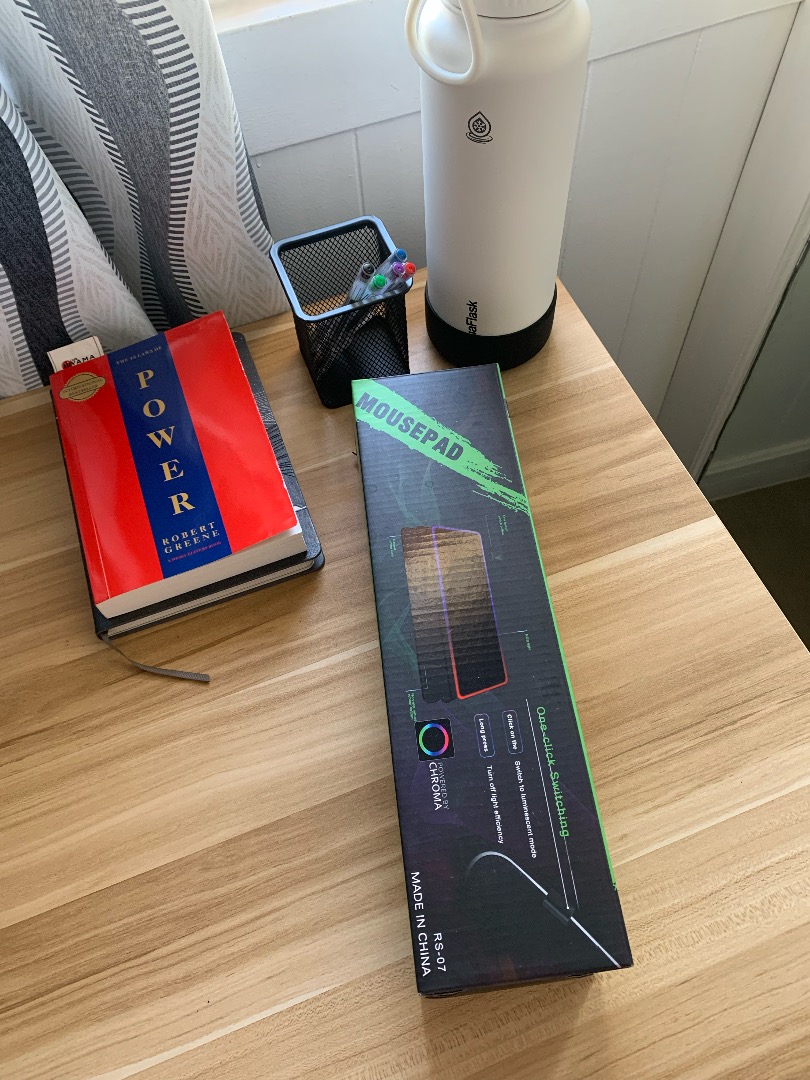 RS-07 RGB Mousepad with One-click Switching Powered by Chroma via USB ...