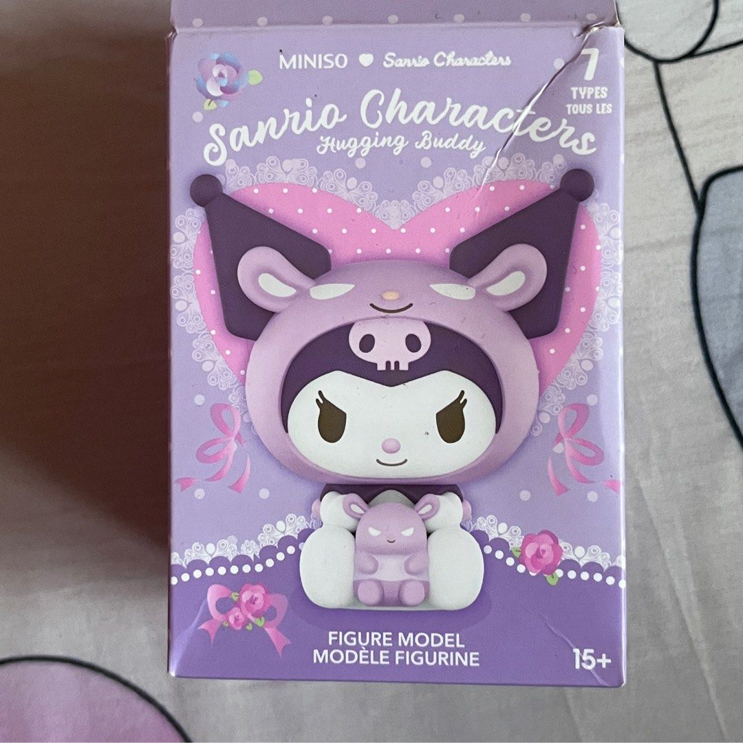 Sanrio Kuromi Hugging Buddy Friend Teddy Bear Figure Figuring Figurine ...