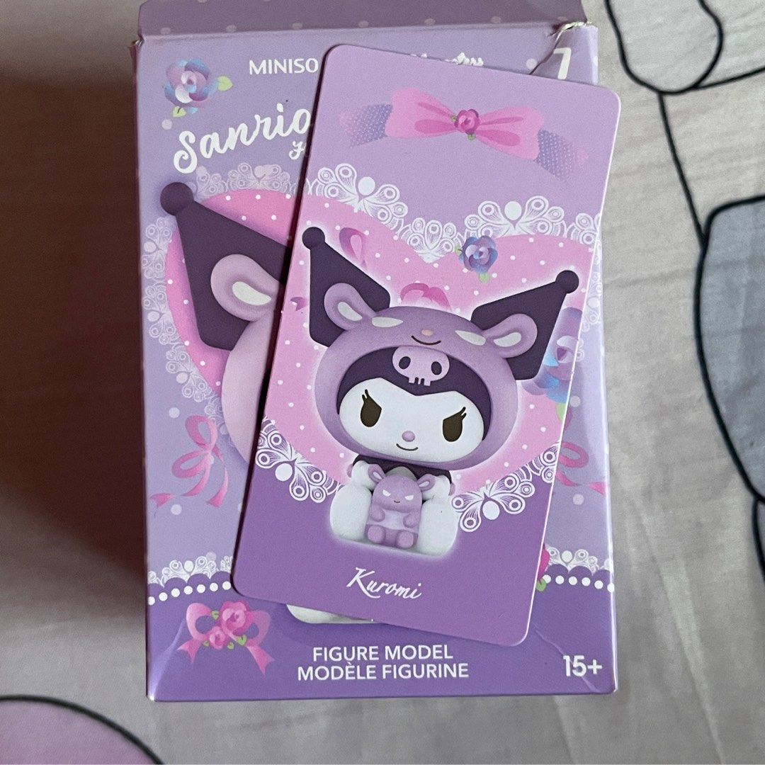 Sanrio Kuromi Hugging Buddy Friend Teddy Bear Figure Figuring Figurine ...