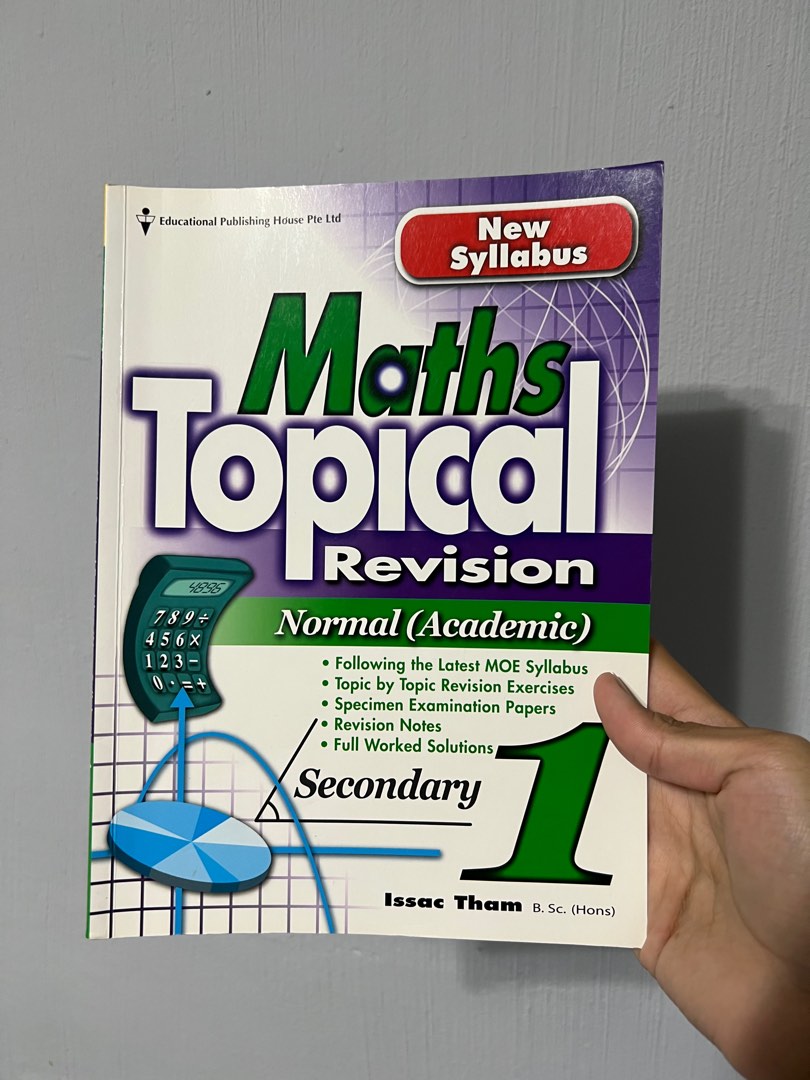 Secondary 1 Math Topical Revision, Hobbies & Toys, Books & Magazines ...