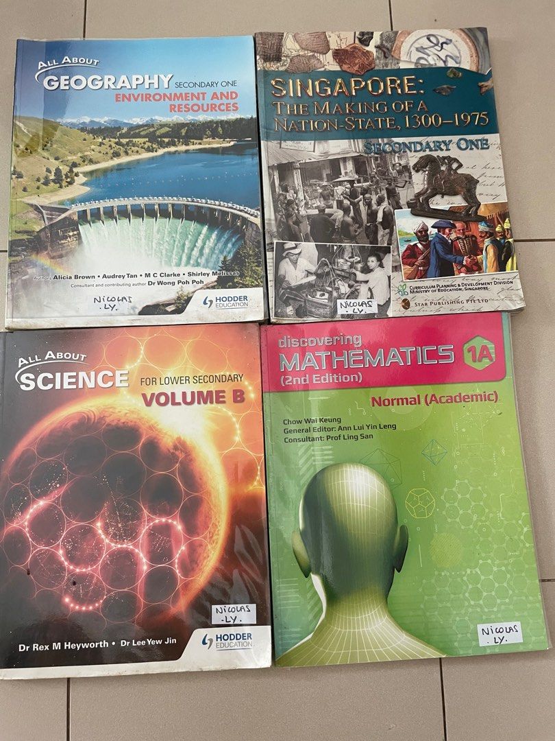 Secondary One Textbooks, Hobbies & Toys, Books & Magazines, Textbooks ...