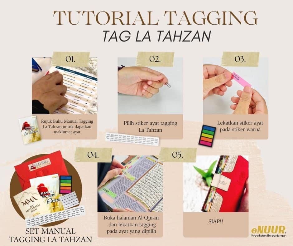 Set Manual Alquran Tag - La Tahzan , Hobbies & Toys, Books & Magazines ...