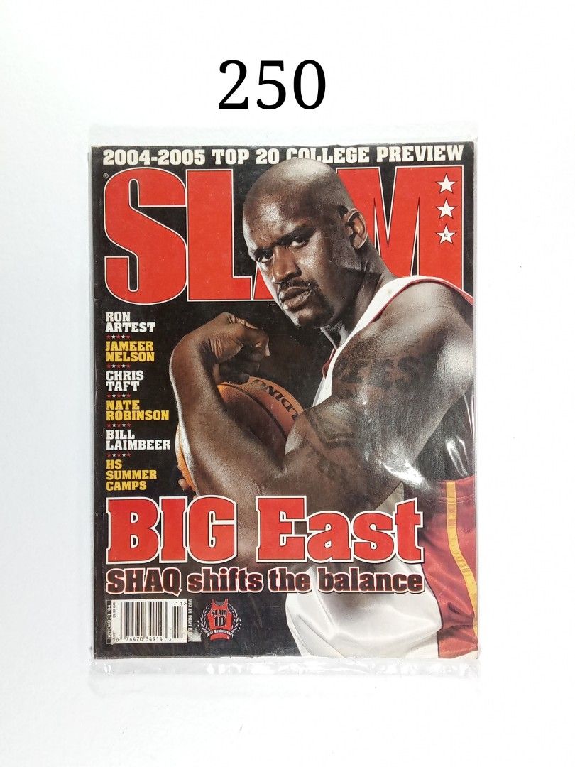 Shaquille O'neal vintage nba SLAM Magazine, Hobbies & Toys, Books ...