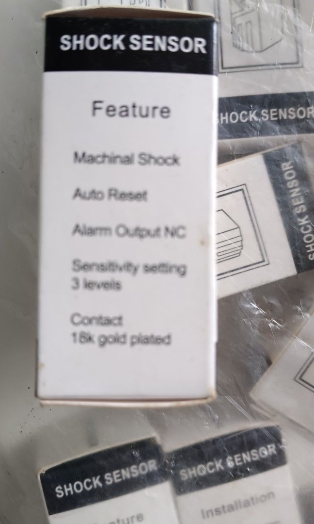 Shock sensor.doors windows, Furniture & Home Living, Security & Locks ...