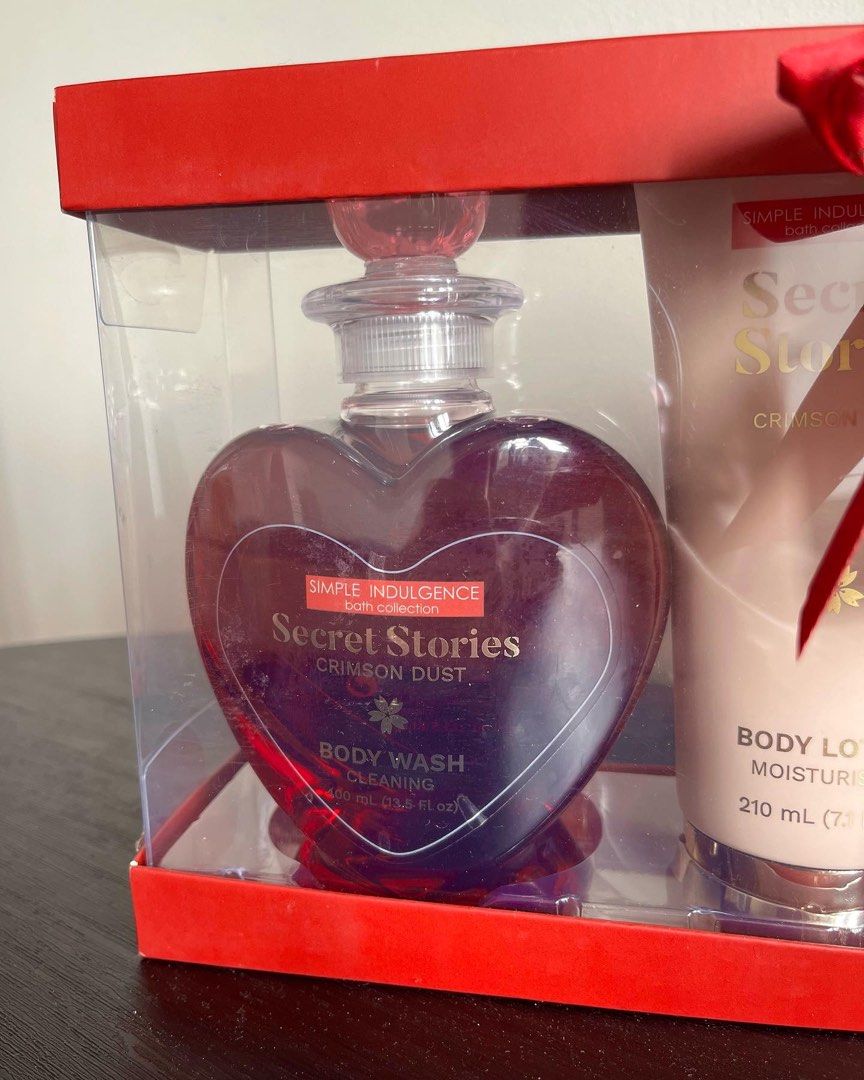 Simple Indulgence Bath Collection Crimson Dust Bath Set, Beauty ...