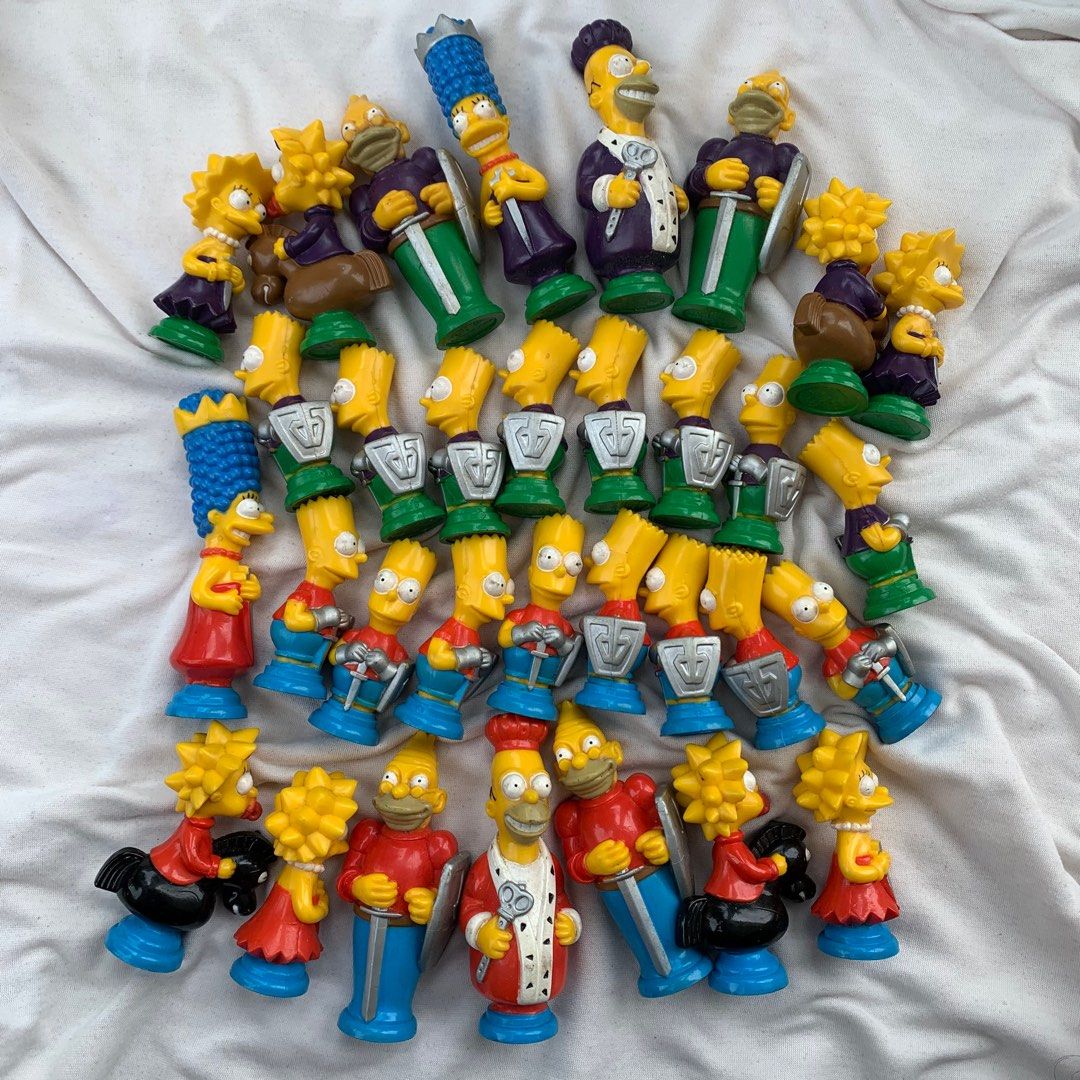 Simpsons chess pieces vintage 1992, Hobbies & Toys, Toys & Games on ...
