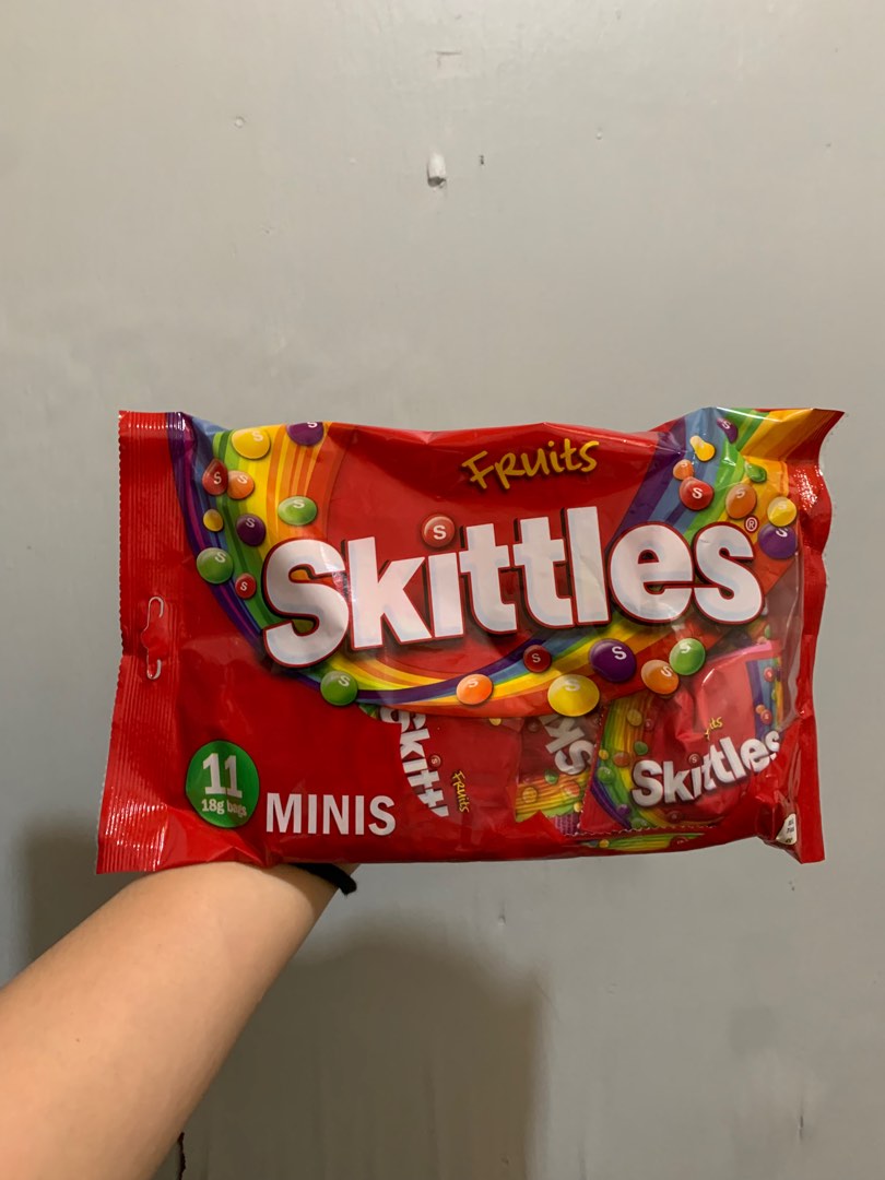 Skittles Mini, Food & Drinks, Packaged & Instant Food on Carousell