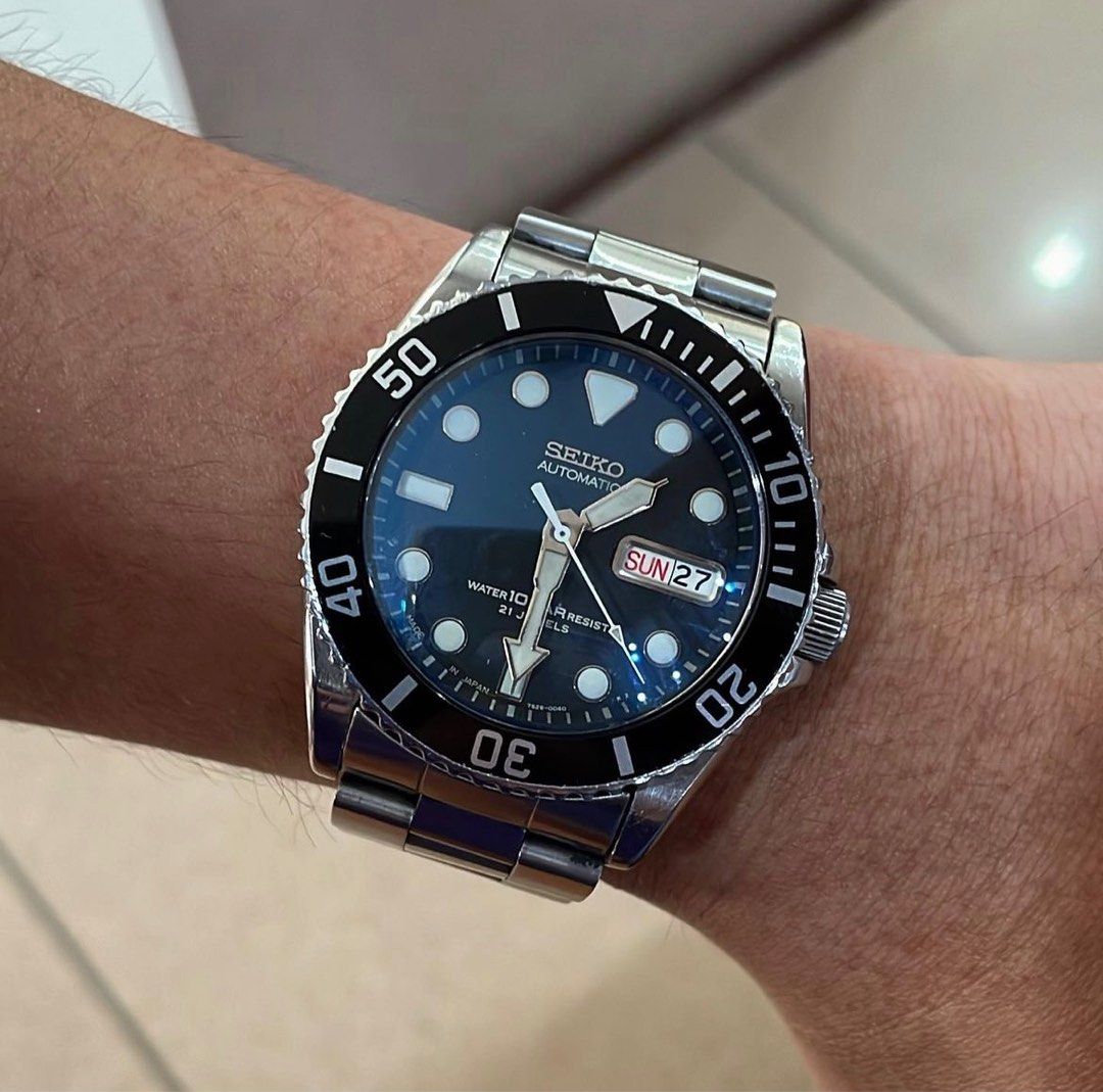 SKX031 Seiko Submariner, Men's Fashion, Watches & Accessories, Watches ...