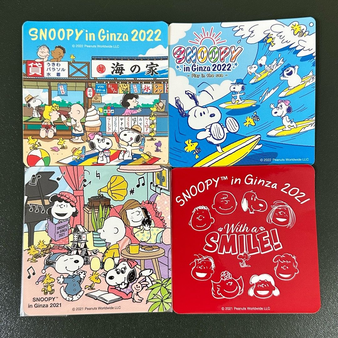 Snoopy in Ginza 銀座展限定 貼紙, 興趣及遊戲, 手作＆自家設計, 文具 - Carousell