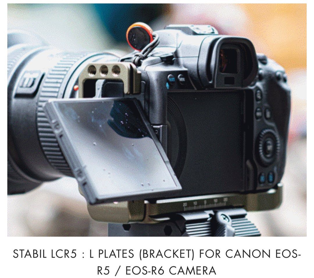 Stabilgear L Bracket for Canon R5 (Tactical Green), Photography ...
