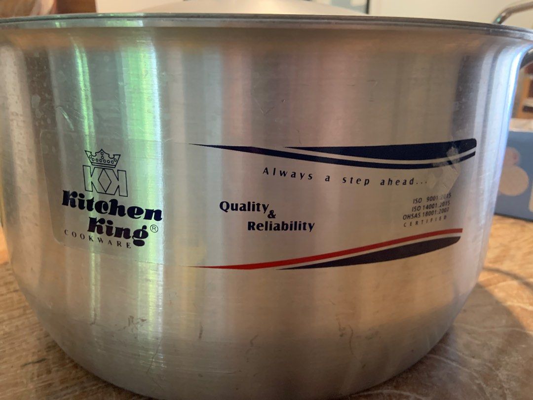 XXL 40CM Stainless Steel Pot, Furniture & Home Living, Kitchenware ...