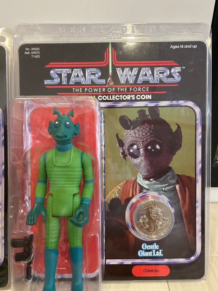 Star Wars 12 inch Gentle Giant Jumbo Vintage Power of the Force Greedo ...