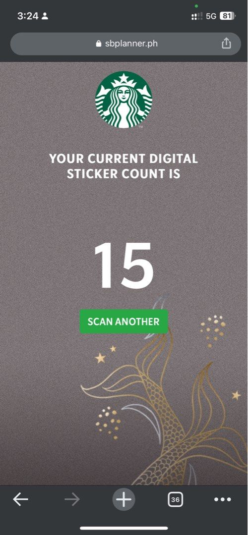 Starbucks Sticker Card, Food & Drinks, Beverages on Carousell