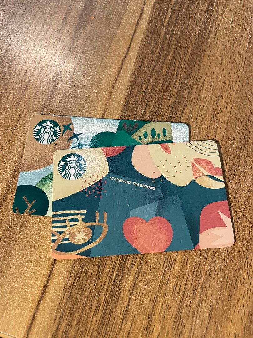Starbucks Sticker Card, Food & Drinks, Beverages on Carousell