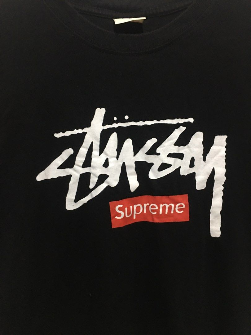 Stussy x Supreme Shirt, Men's Fashion, Tops & Sets, Tshirts & Polo ...