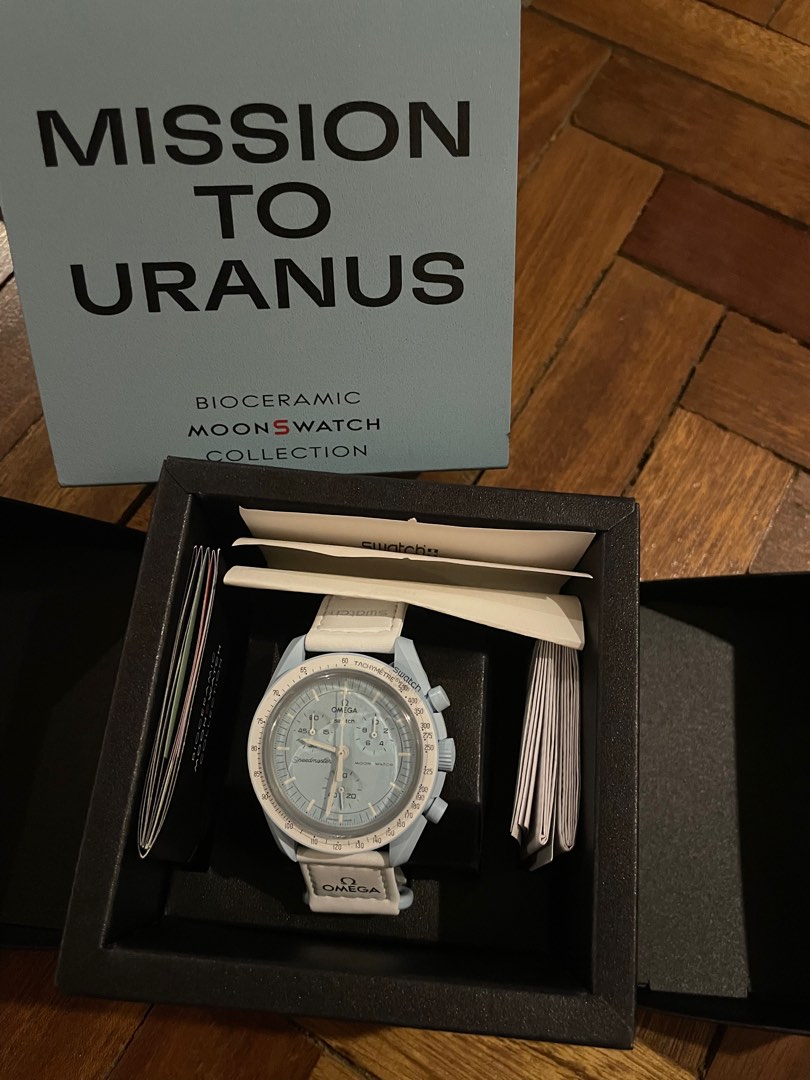 Swatch URANUS Moonswatch, Men's Fashion, Watches & Accessories, Watches ...