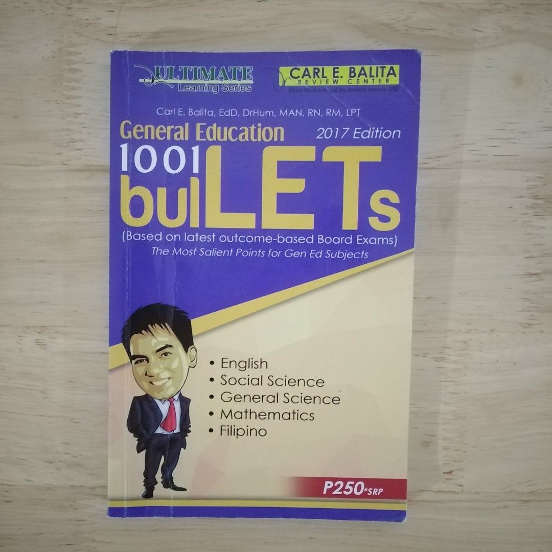 Take All Carl E Balita General Professional Yellow Book LET Reviewer ...