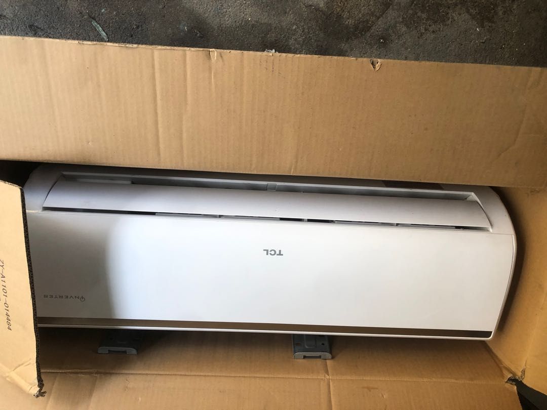TCL Inverter Split Type Aircon 1.5HP (Almost New), TV & Home Appliances ...