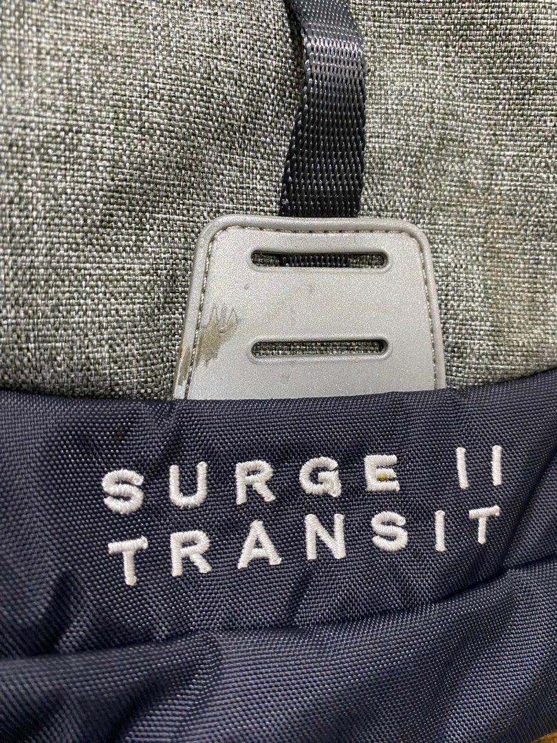 The North Face Surge II Transit Backpack *Gray, Men's Fashion, Bags ...