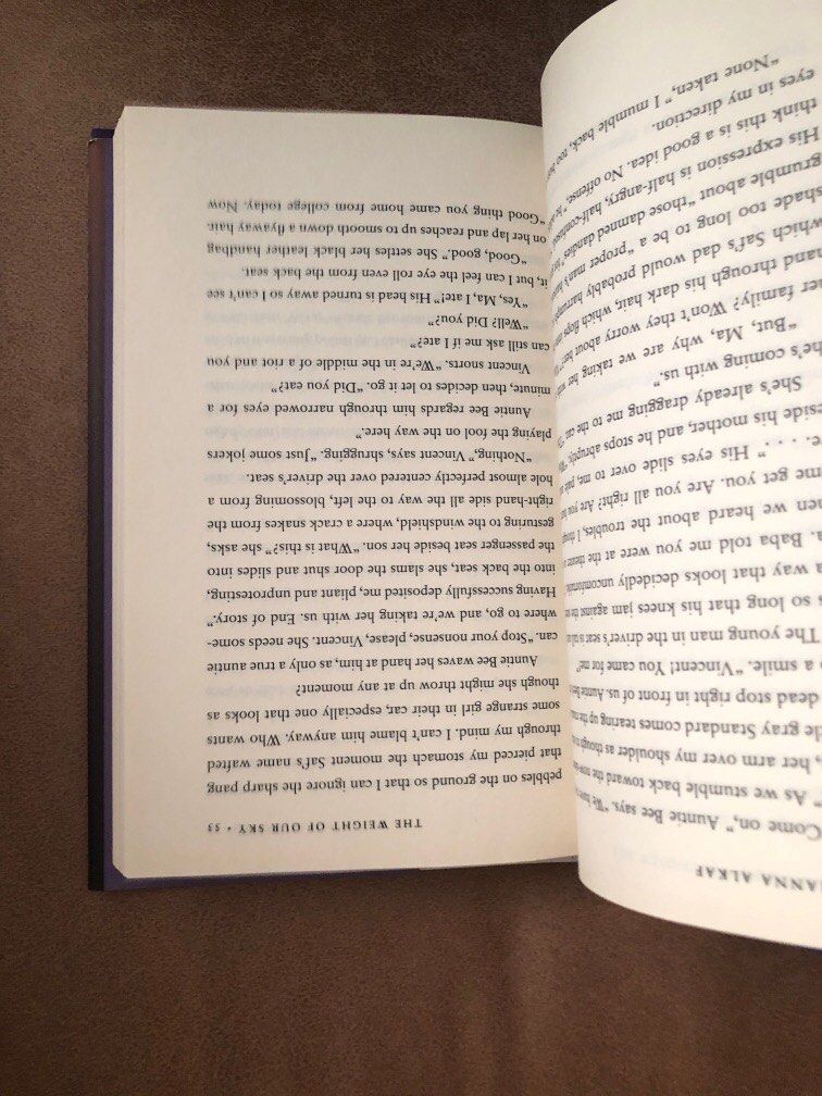 the weight of our sky by hanna alkaf fantasy YA HB, Hobbies & Toys ...