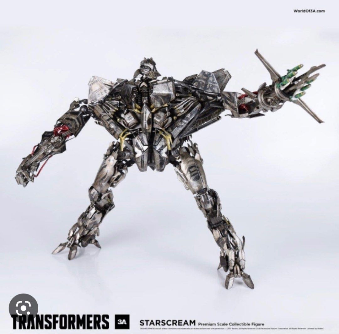 ThreeZero 3A Transformers Premium Starscream Retail Edition, Hobbies ...