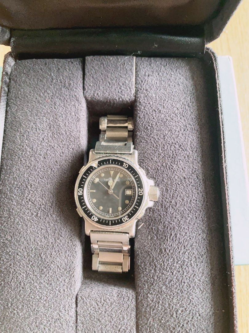 Tiffany co ladies diver watch, Luxury, Watches on Carousell