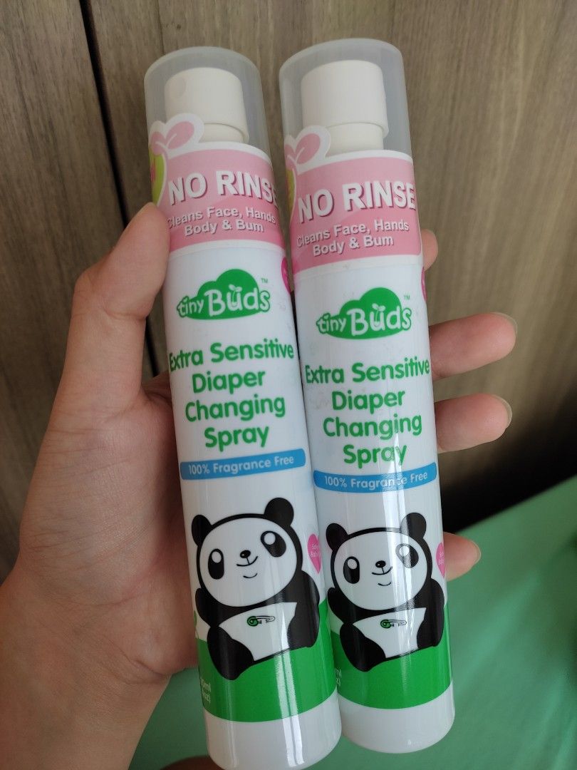 Tiny Buds Diaper Changing Spray, Babies & Kids, Bathing & Changing ...