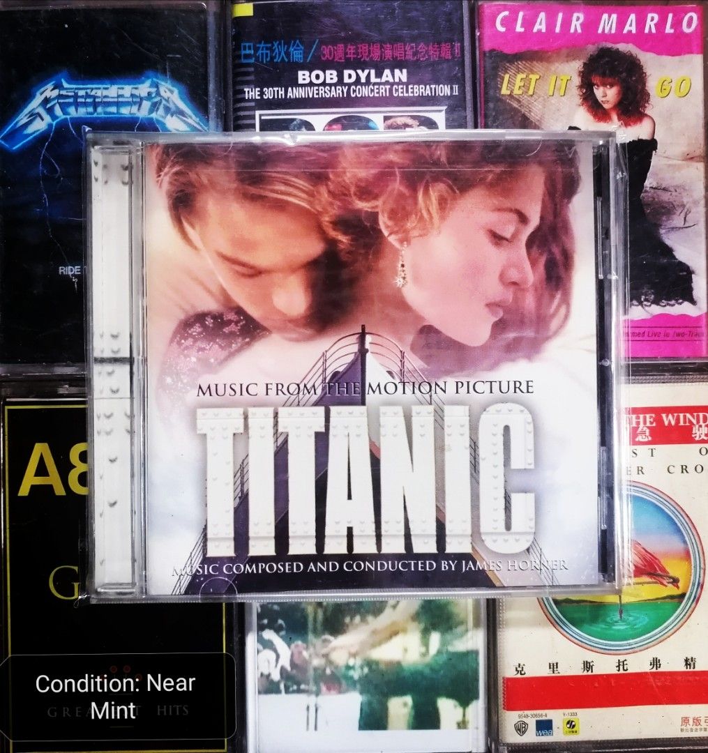 Titanic Cd Music From The Motion Picture Soundtrack Movie OST CD Original CDs for Sale Vintage ...