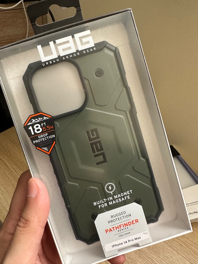 UAG PATHFINDER MAGSAFE iPhone 14 Pro Max Case - Olive Green, Mobile Phones & Gadgets, Mobile ...