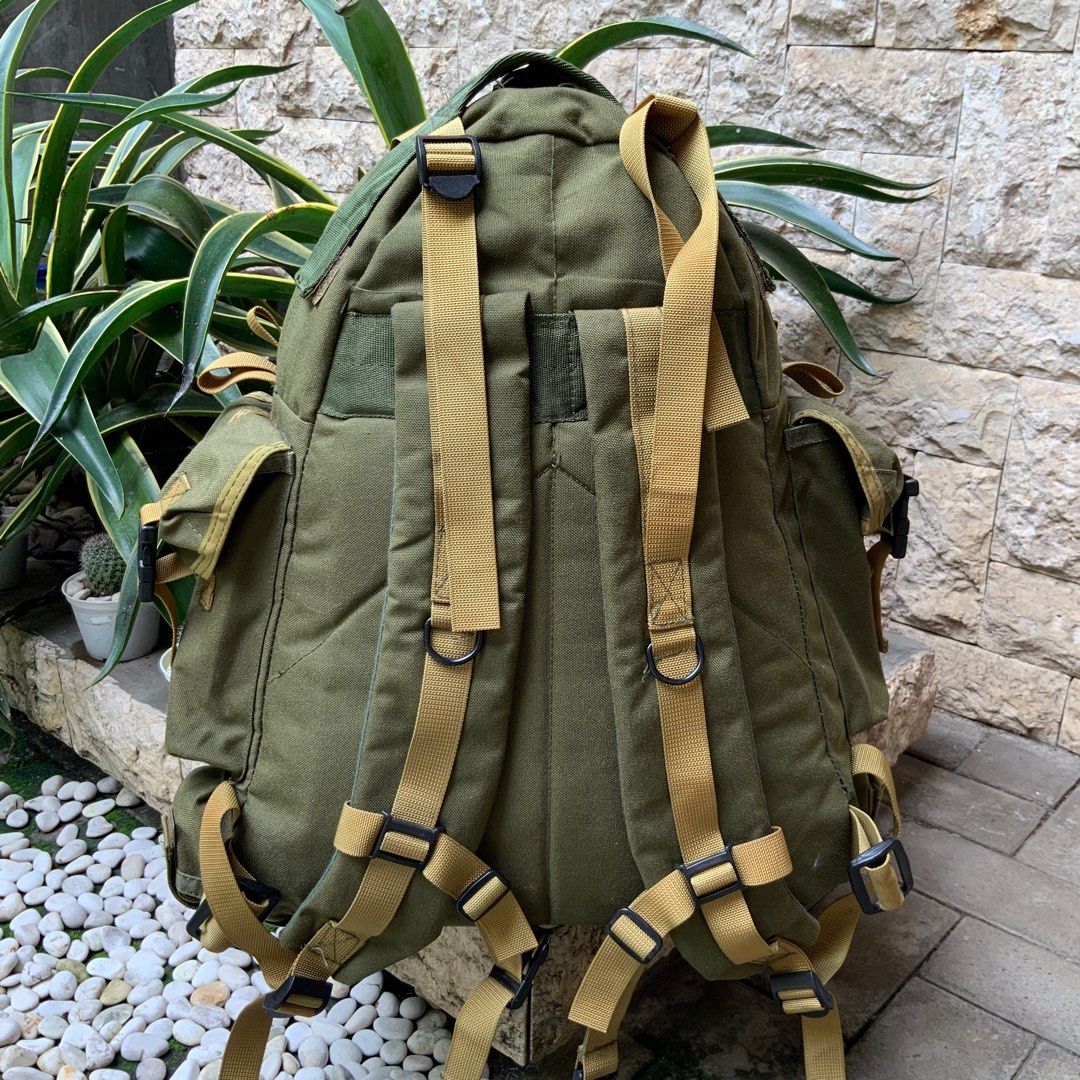US ARMY WWII TACTICAL OG FIELD BACKPACK OLIVE, Men's Fashion, Men's ...