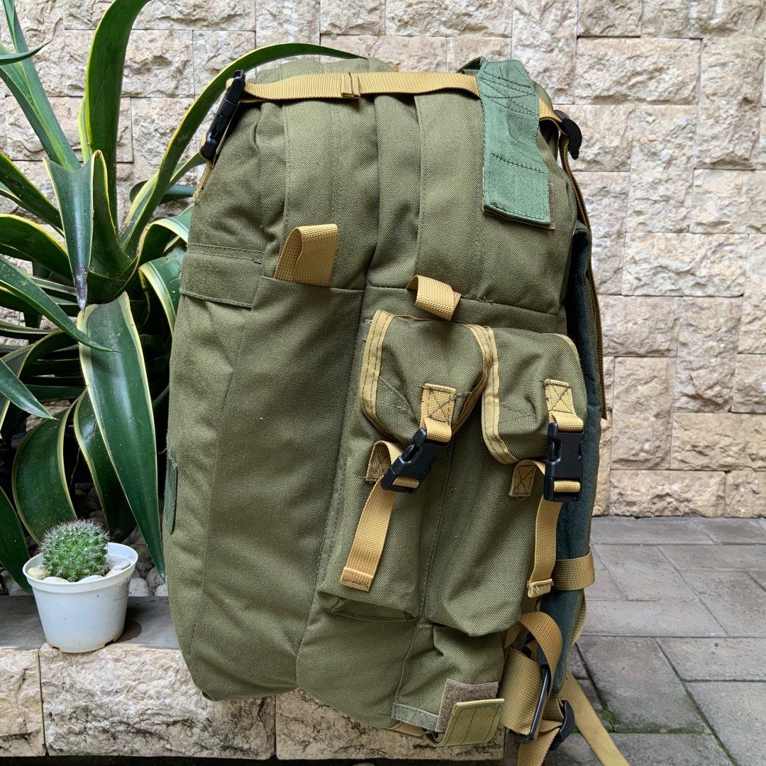 US ARMY WWII TACTICAL OG FIELD BACKPACK OLIVE, Men's Fashion, Men's ...