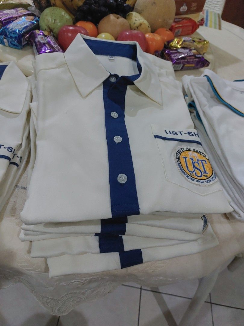 UST SHS Type A Uniform XS - Male, 10 pcs available, Men's Fashion, Tops ...