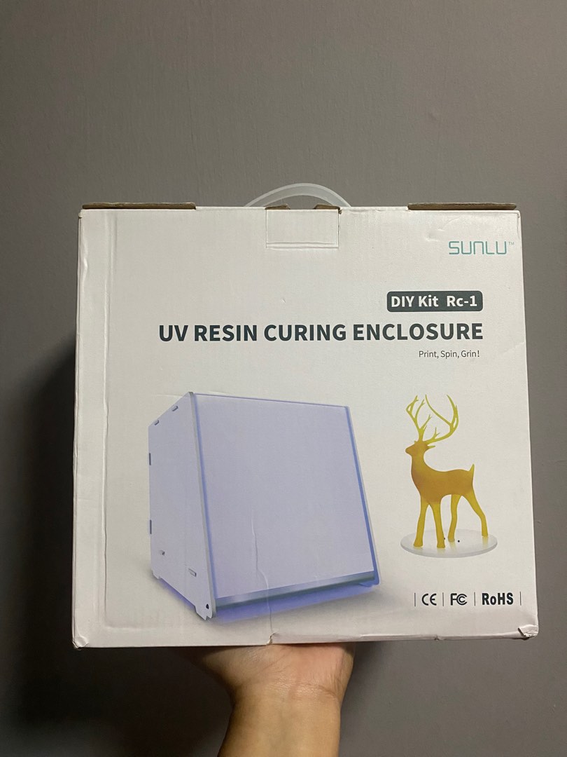UV Resin Curing Enclosure, Hobbies & Toys, Stationery & Craft, Handmade ...