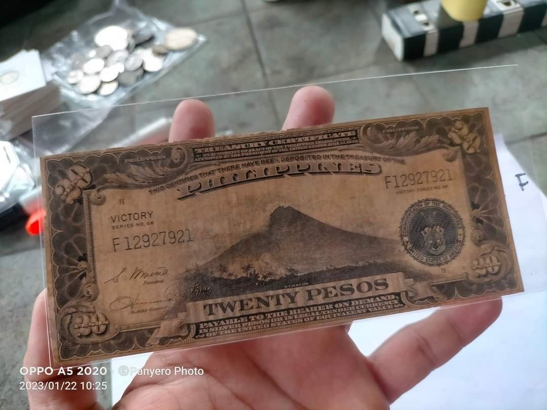 Victory twenty pesos old Philippine bill, Hobbies & Toys, Memorabilia ...