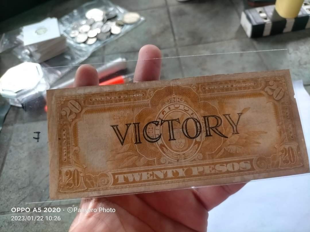 Victory twenty pesos old Philippine bill, Hobbies & Toys, Memorabilia ...