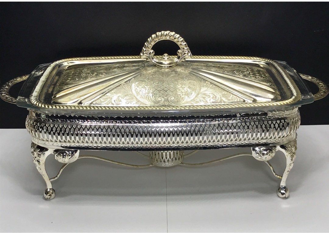 Vintage ! Queen Anne Silver Plated Food Warmer by Mayell - Made in ...