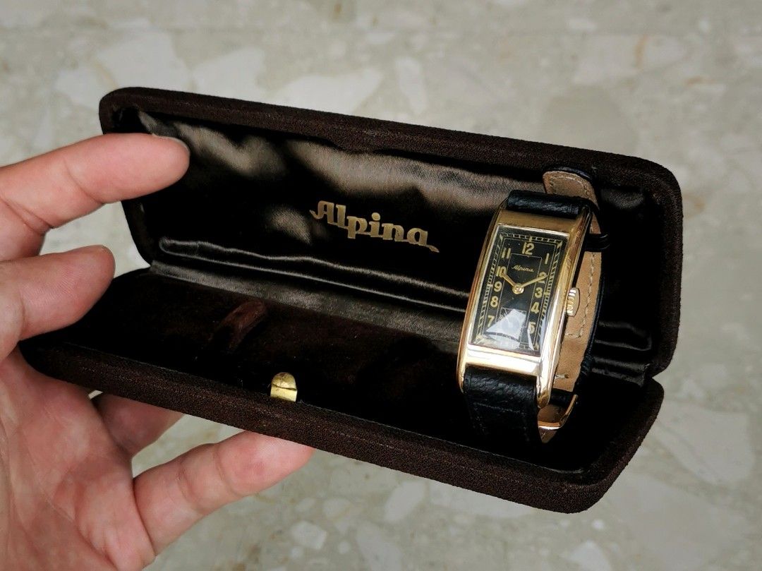Vintage Alpina watch tank 1940s, Men's Fashion, Watches & Accessories ...