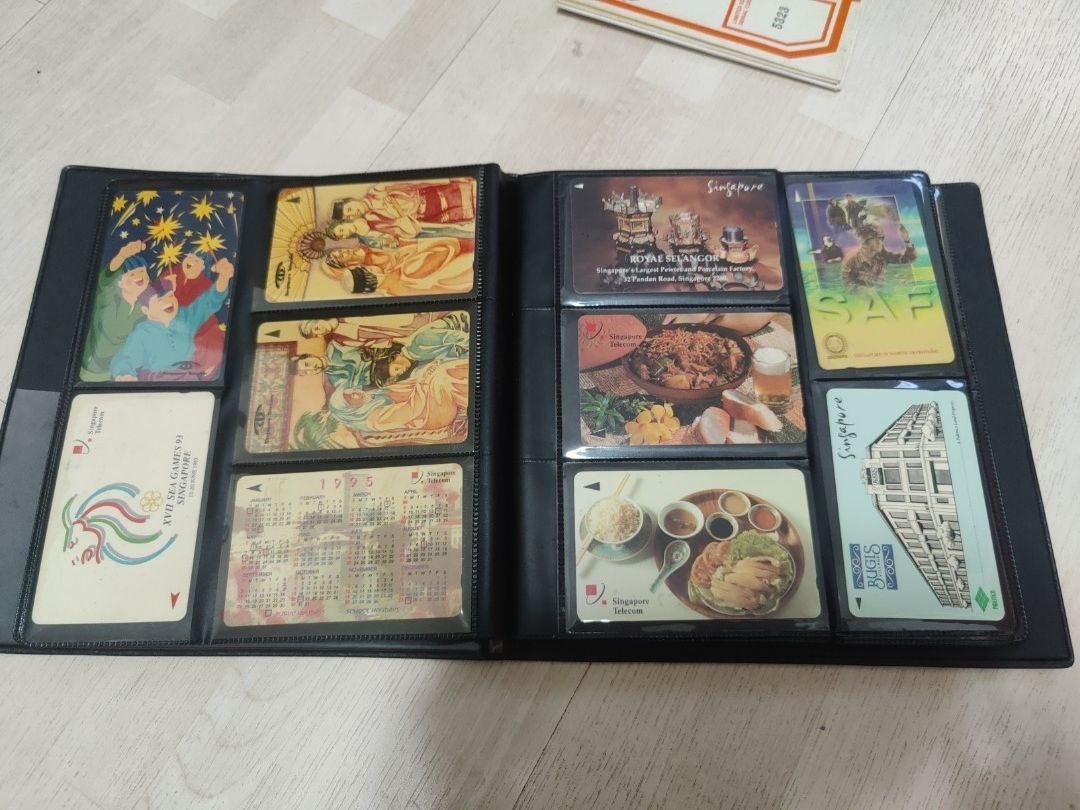 Vintage phone cards telecom payphone collection album $20 unused ...