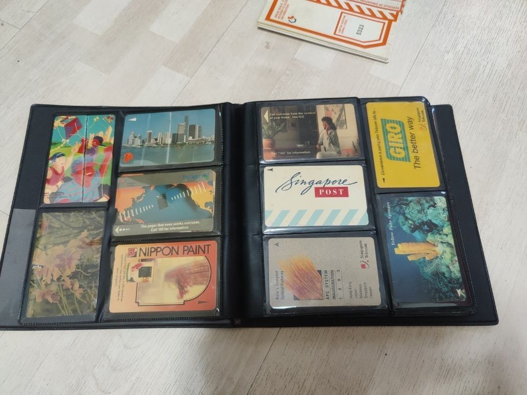Vintage phone cards telecom payphone collection album $20 unused ...
