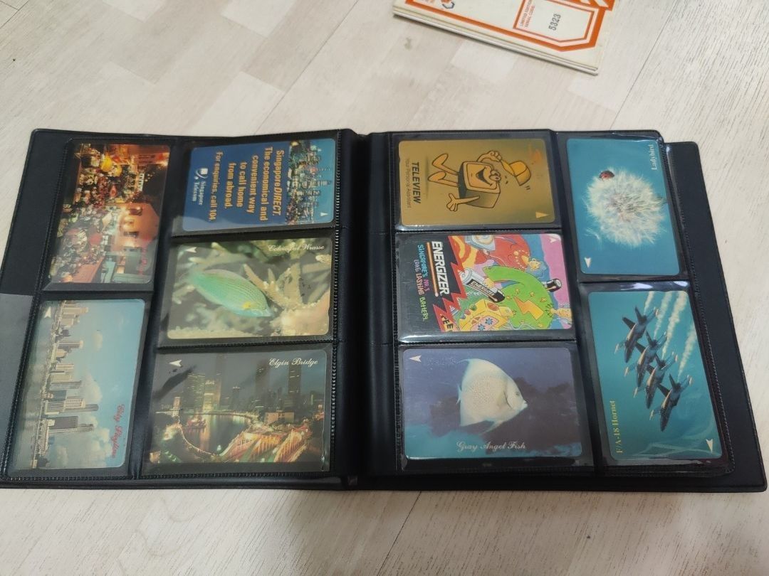 Vintage phone cards telecom payphone collection album $20 unused ...