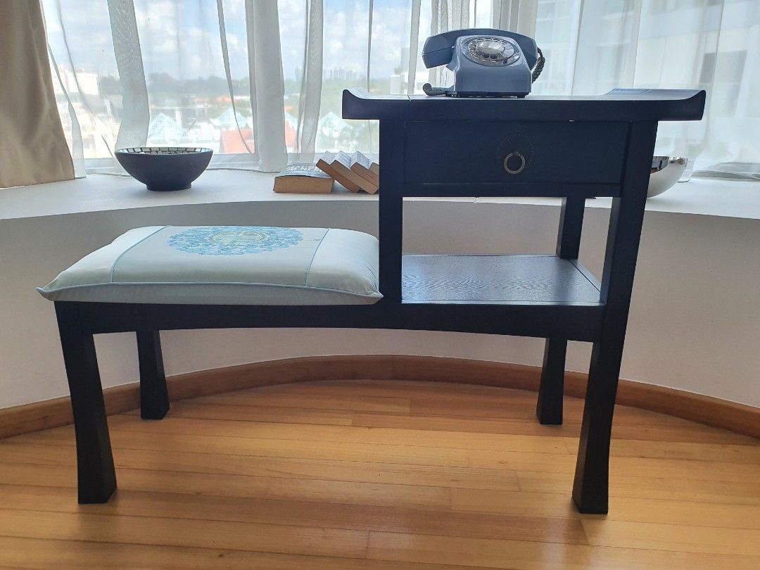 Vintage Telephone Chair, Furniture & Home Living, Furniture, Shelves ...