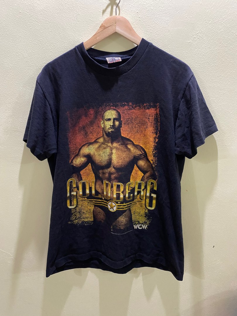 Vintage wcw goldberg shirt by softee, Men's Fashion, Tops & Sets ...