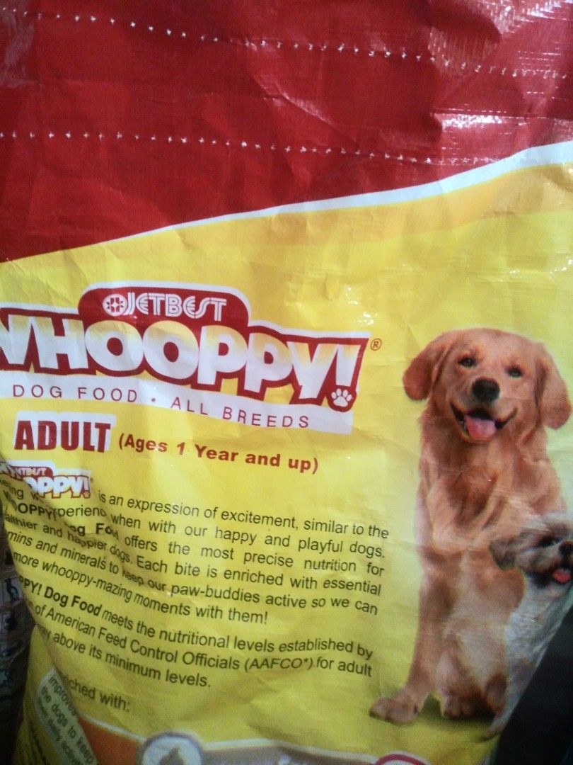 Whoopy adult 20kg, Pet Supplies, Pet Food on Carousell