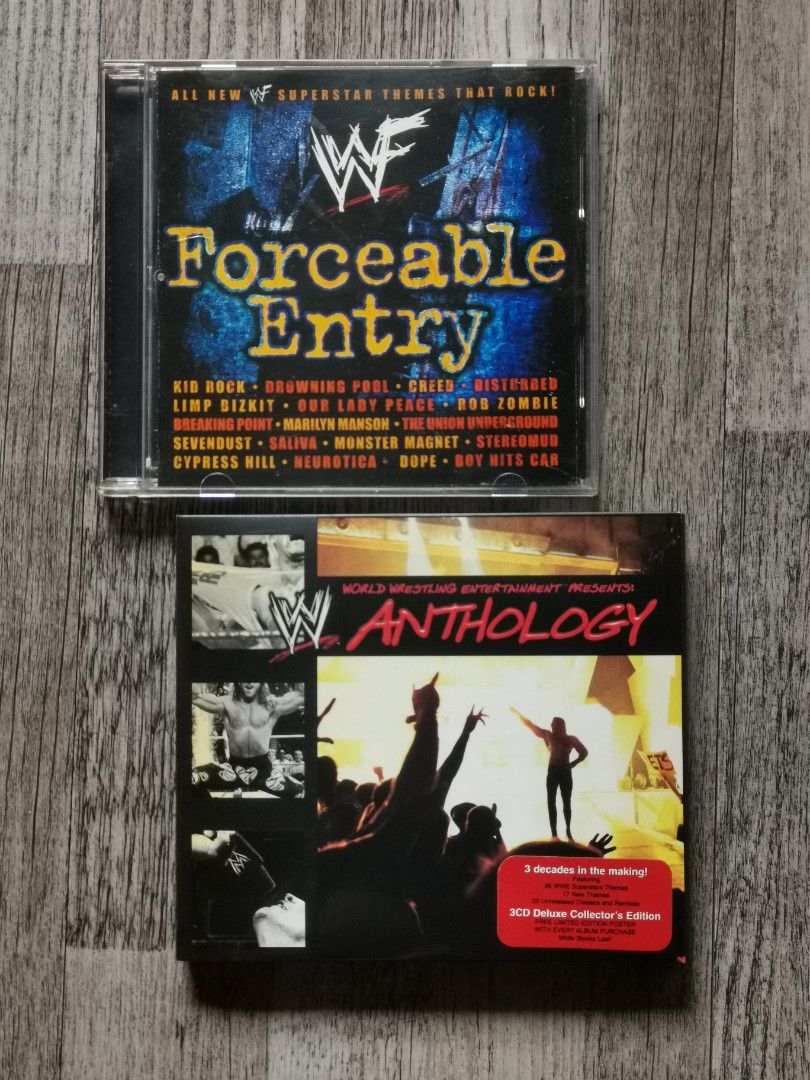 WWE Music CDs, Hobbies & Toys, Music & Media, CDs & DVDs on Carousell