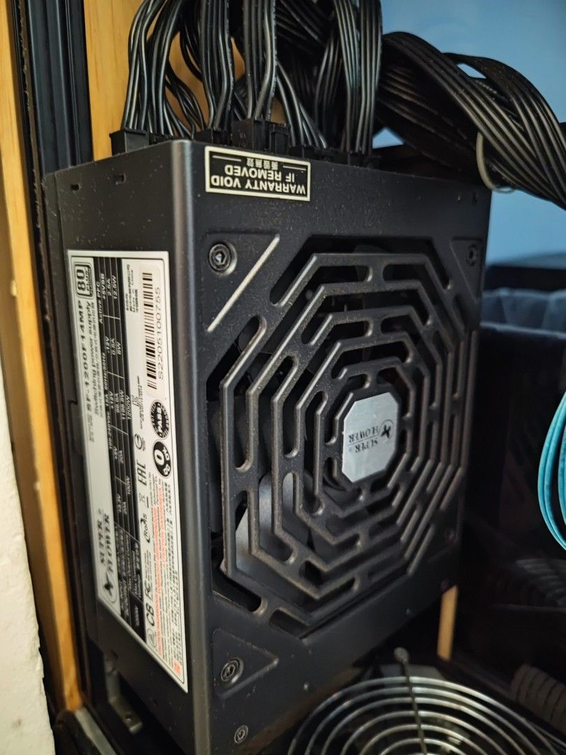 1200w PSU Super flower 80 plus platinum, Computers & Tech, Parts ...
