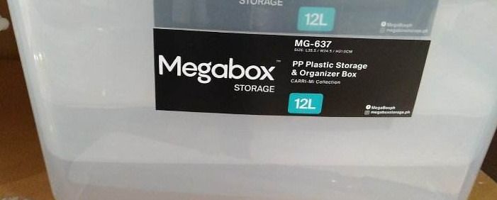 12L&30L STORAGE MEGABOX - To Malate Manila, Furniture & Home Living ...