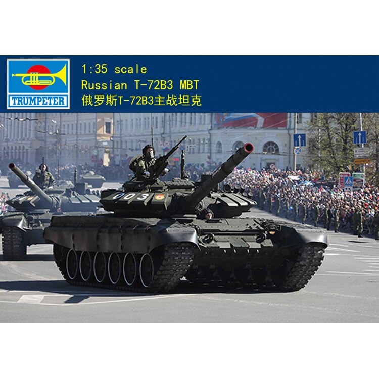 1/35 Trumpeter T-72B3 (Kit 09508), Hobbies & Toys, Stationery & Craft ...